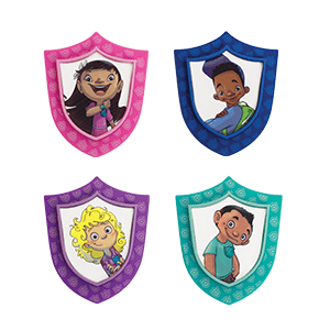 Heart Defender Badge - Defense In Heels